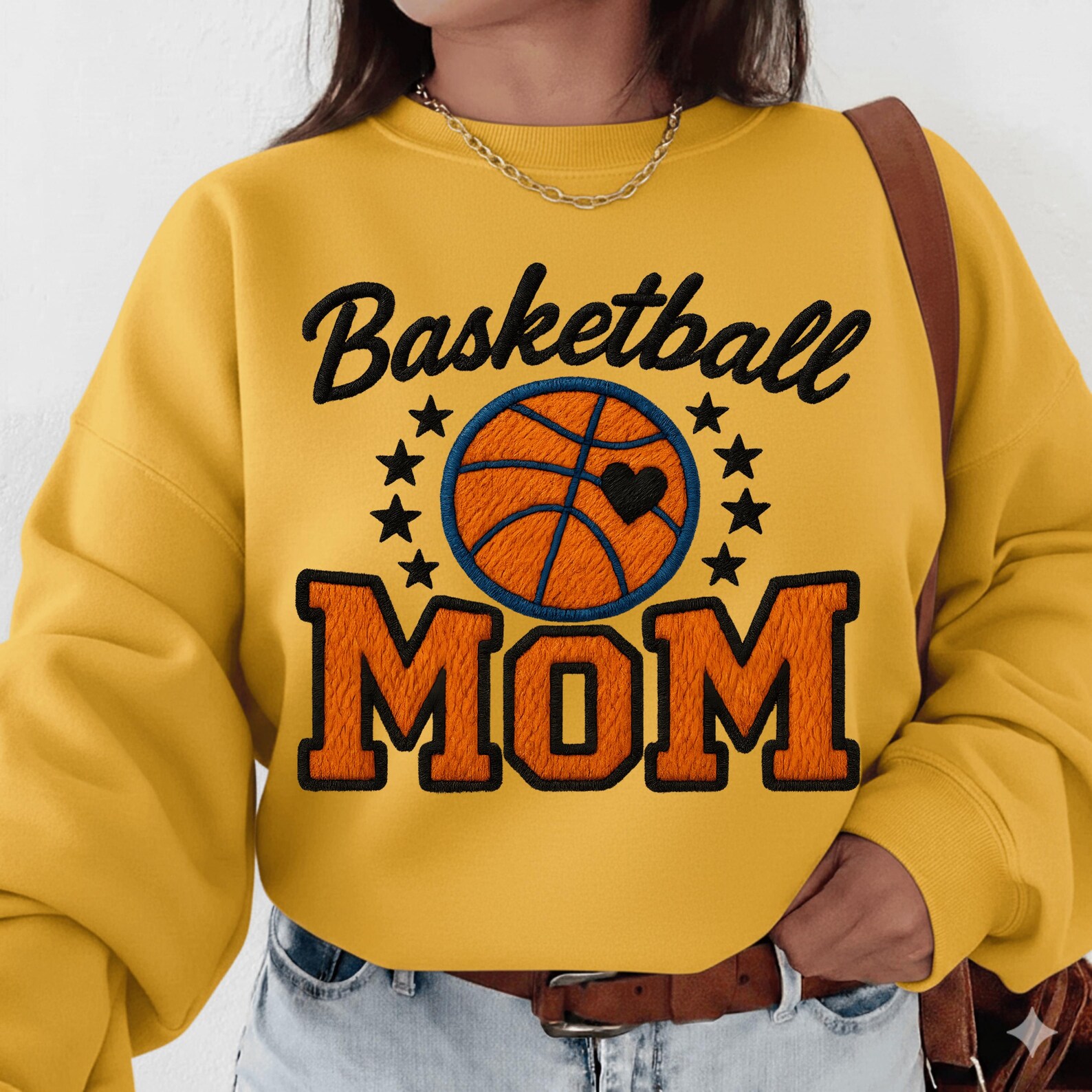 Basketball Mom Embroidery Patch PNG – Sport Mom Digital Design ...