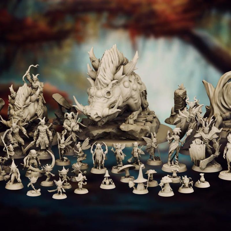 Dnd Fairy Mini Figures - Etsy Canada