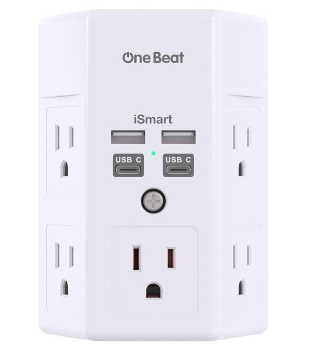 9 in One Outlet Block | 5 Outlets, 2 USBC Ports, 2 USB Ports | 1680J ...