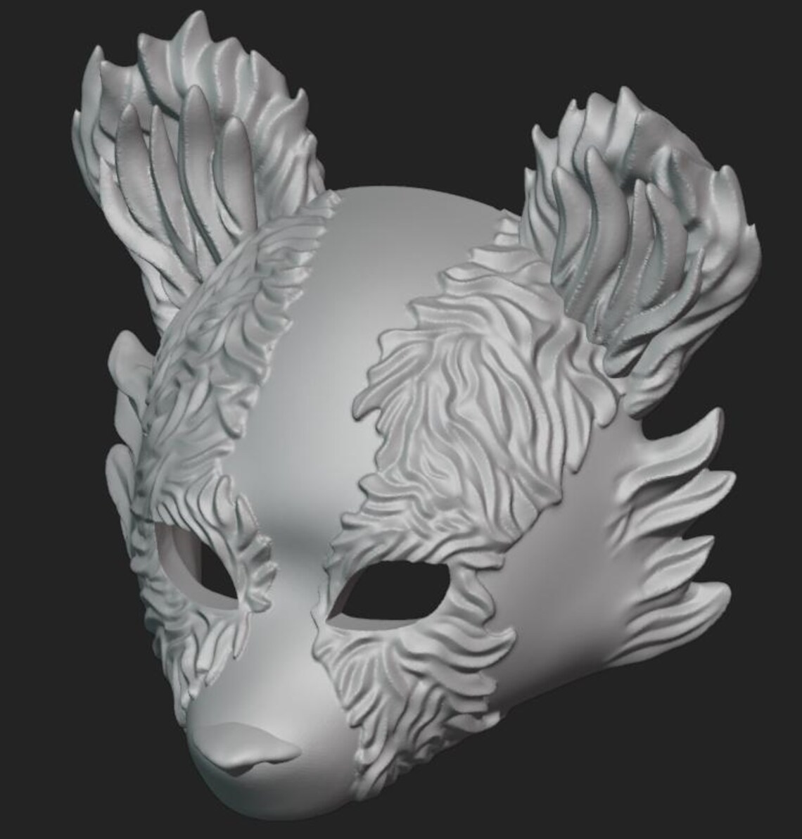 Badger Mask 3d Stl File | Badger Mask Digital File - Etsy