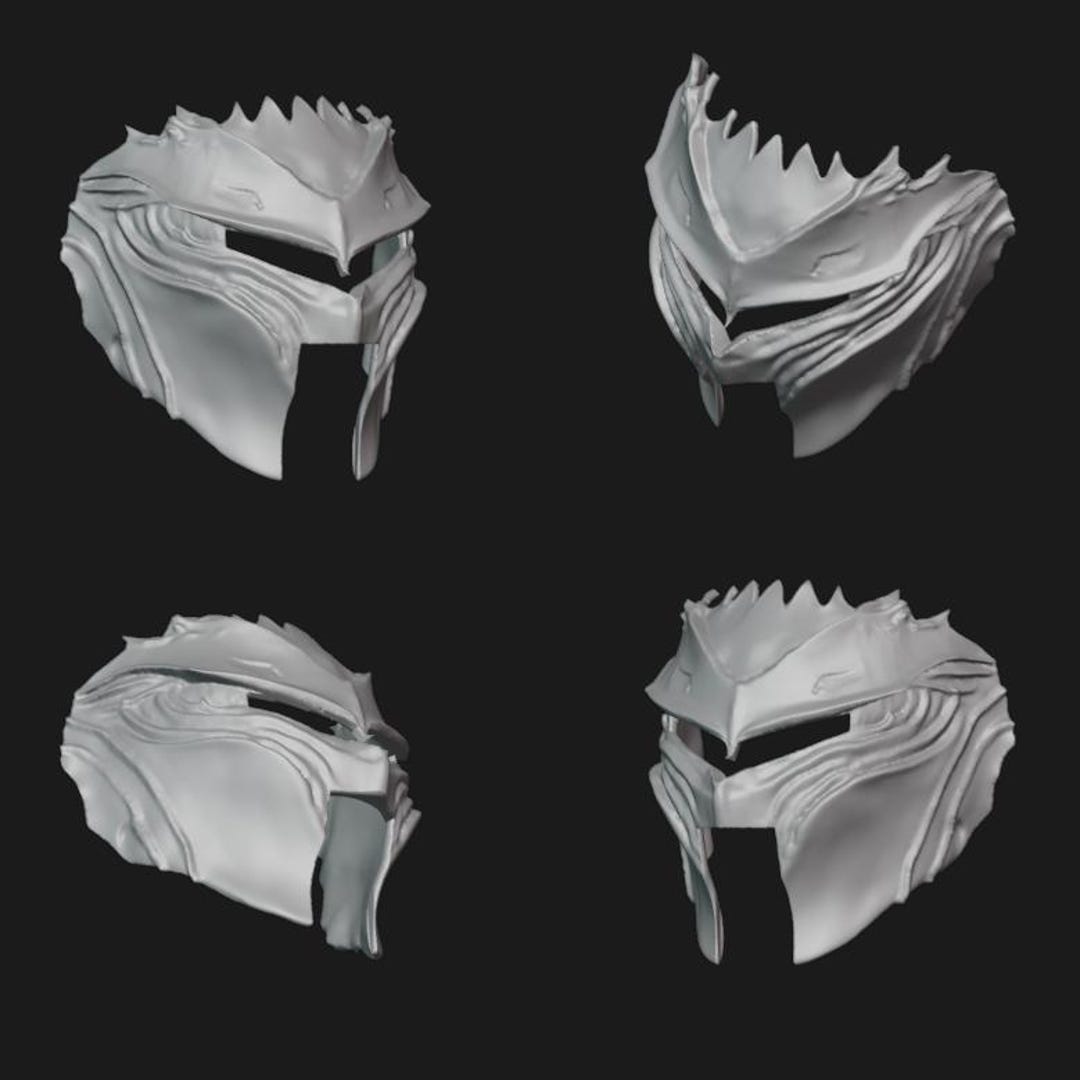 Knight Face Mask Stl File | Knight Face Mask Digital File - Etsy UK