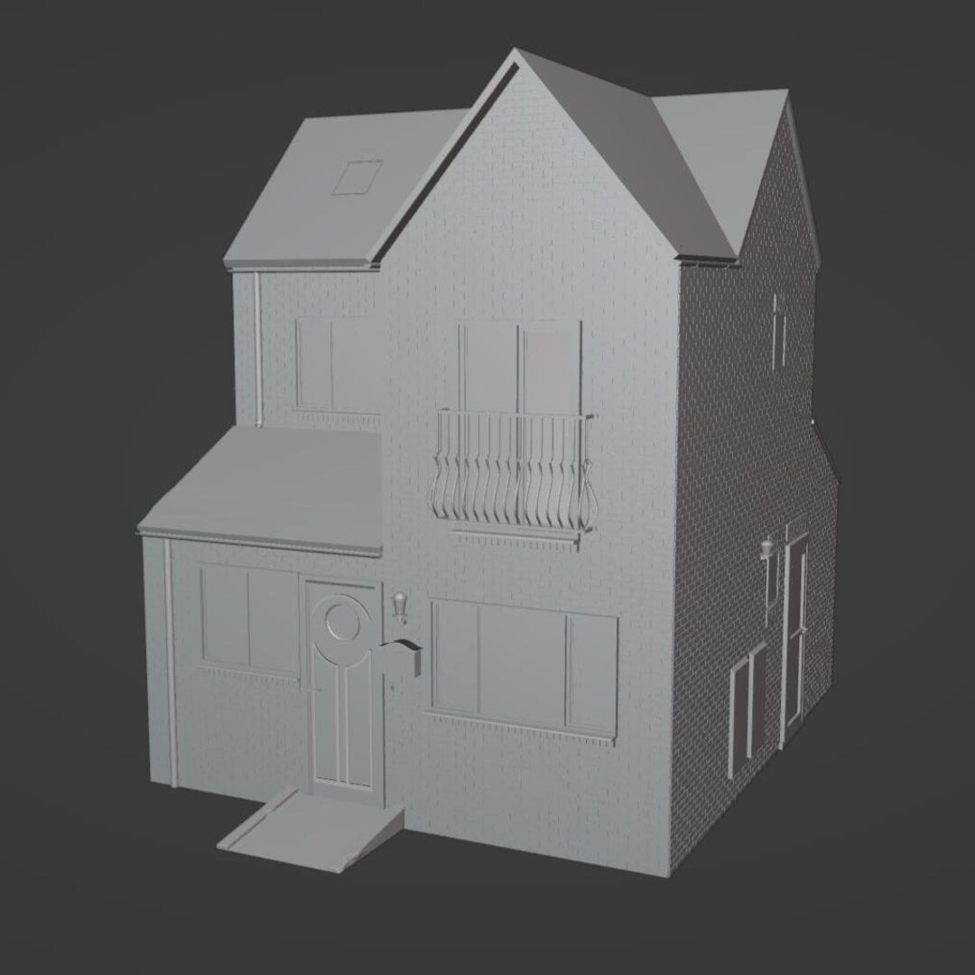 Brick House 3d Stl File | Brick House Digital File - Etsy Canada