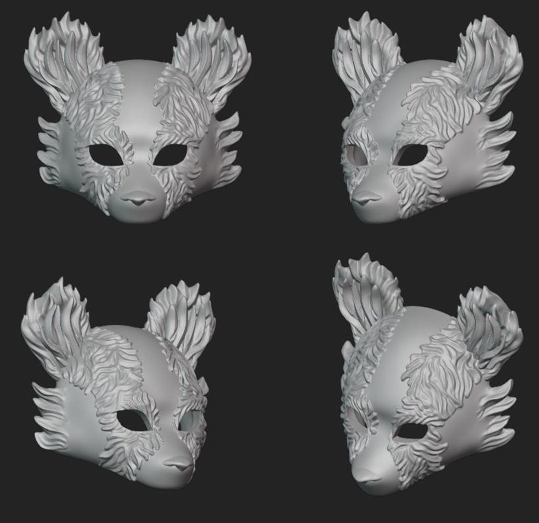 Badger Mask 3d Stl File | Badger Mask Digital File - Etsy