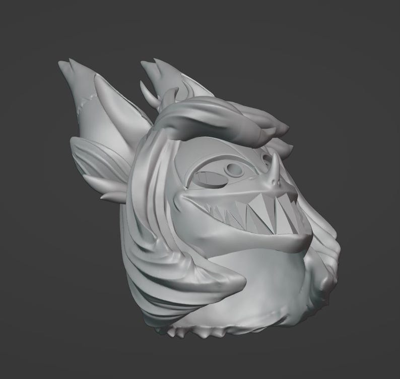 Alastor Mask Stl File | Alastor Mask Digital File - Etsy