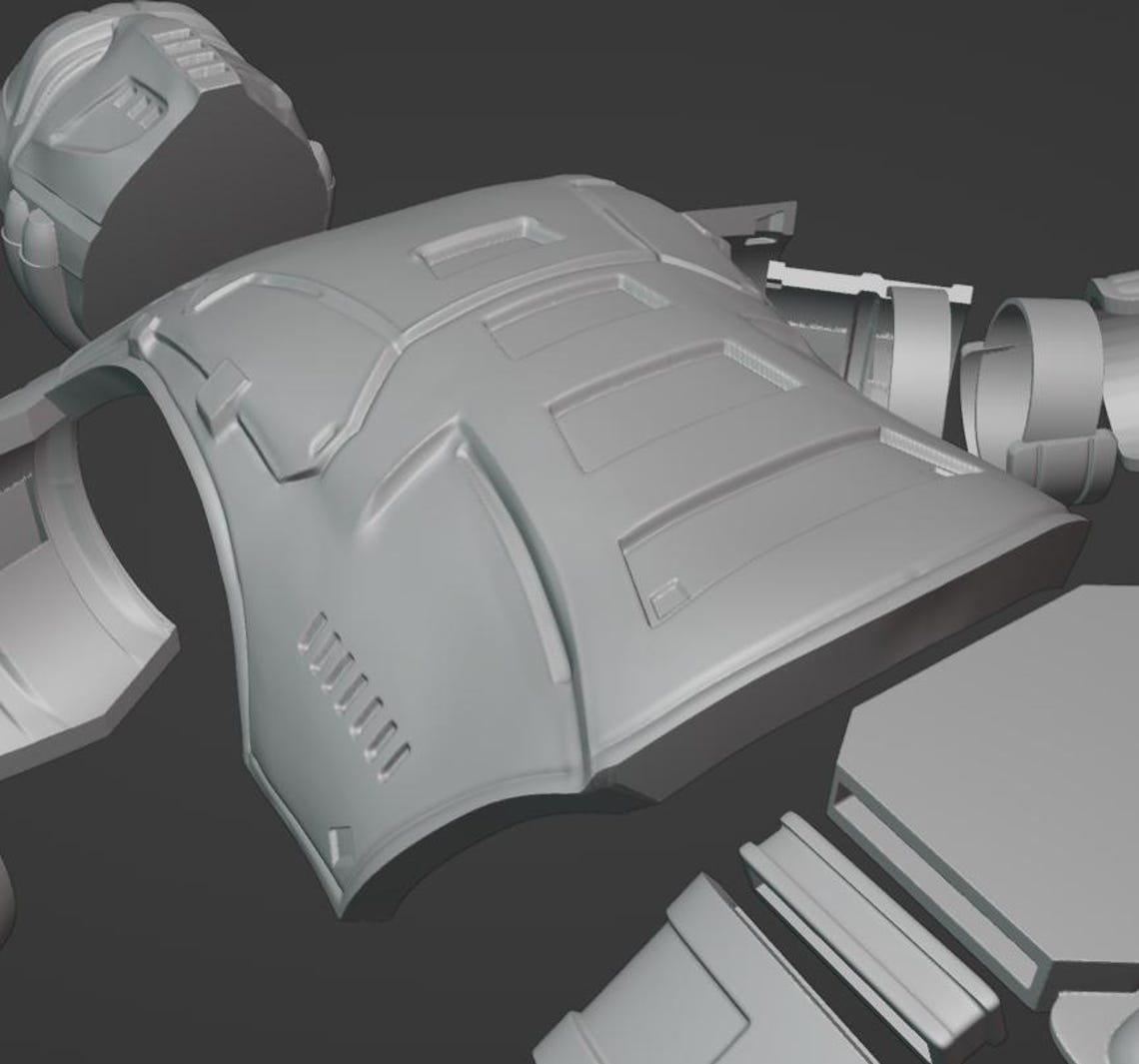 Cyrax Armor 3d Stl File | Cyrax Armor Mask Digital File - Etsy