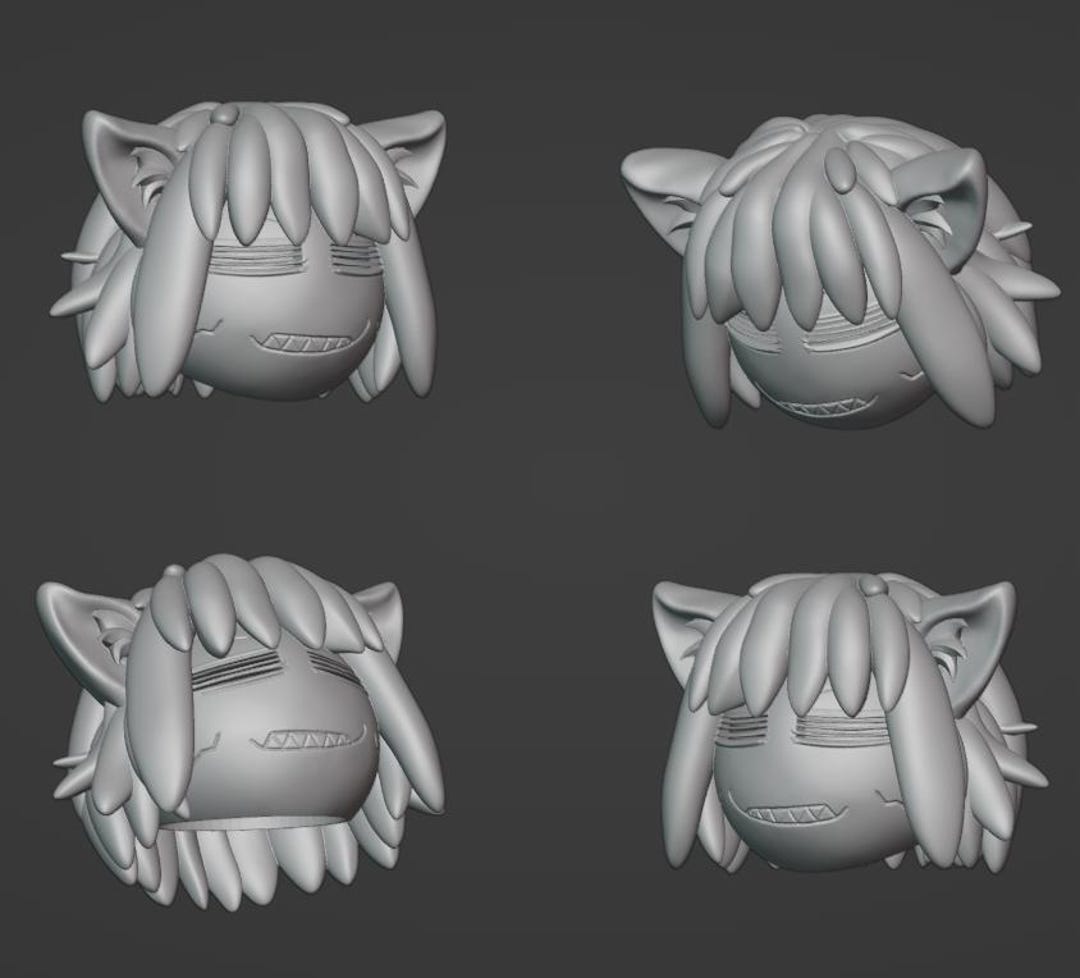 Precise Neco Arc Inspired Mask 3D STL File | Precise Neco Arc Inspired ...
