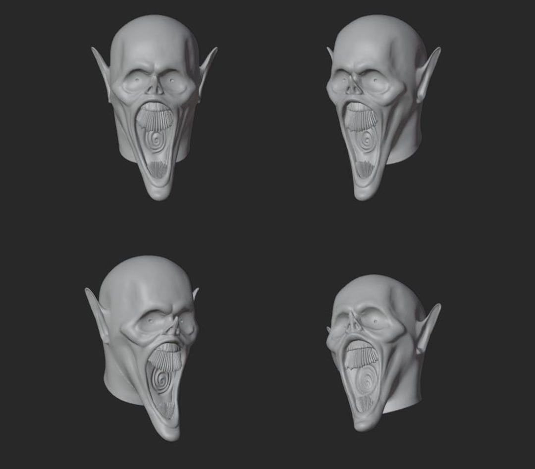 Jaw Monster Mask 3d Stl File | Jaw Monster Mask Digital File - Etsy