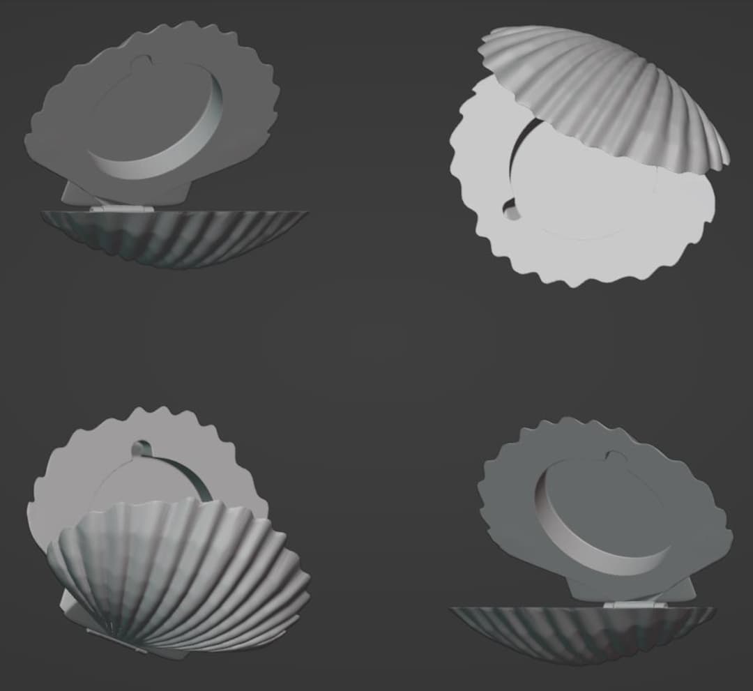 Seashell Box 3d Stl File | Seashell Box Digital File - Etsy