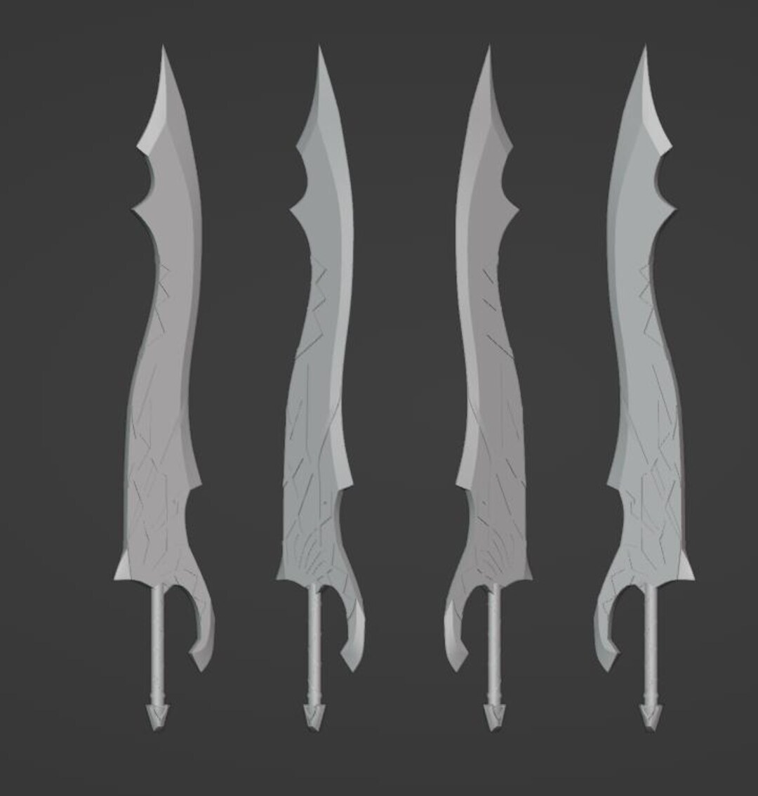 Final Fantasy Sword 3d Stl File | Final Fantasy Sword Digital File - Etsy
