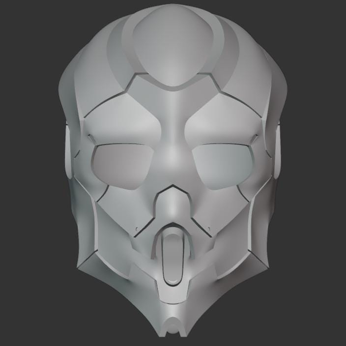 Cyborg Mask Stl File | Cyborg Mask Digital File - Etsy