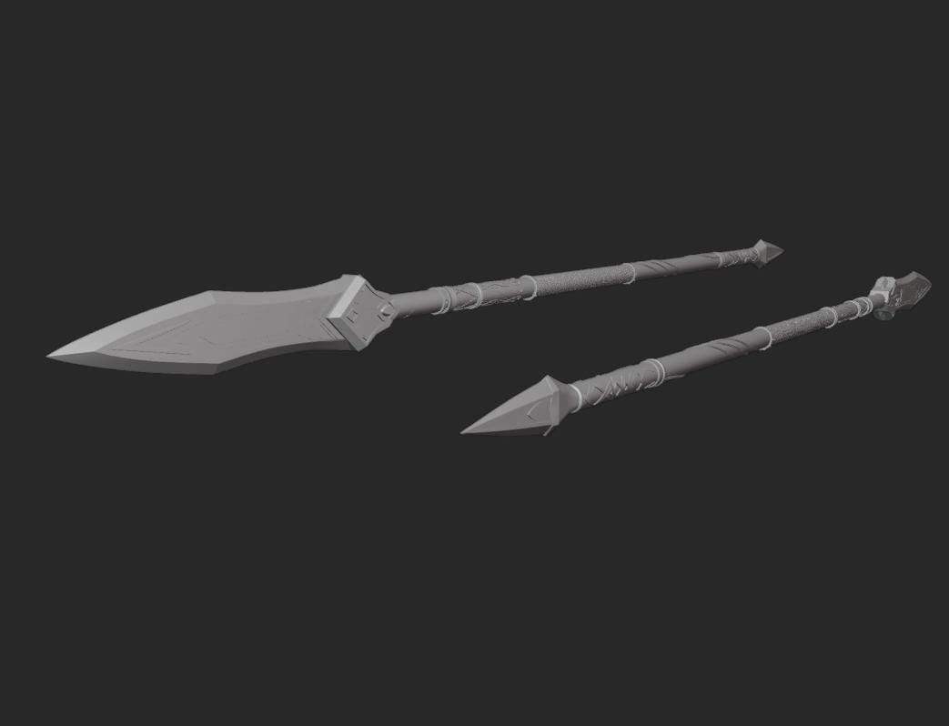 Pagan Spear 3d Stl File | Pagan Spear Digital File - Etsy