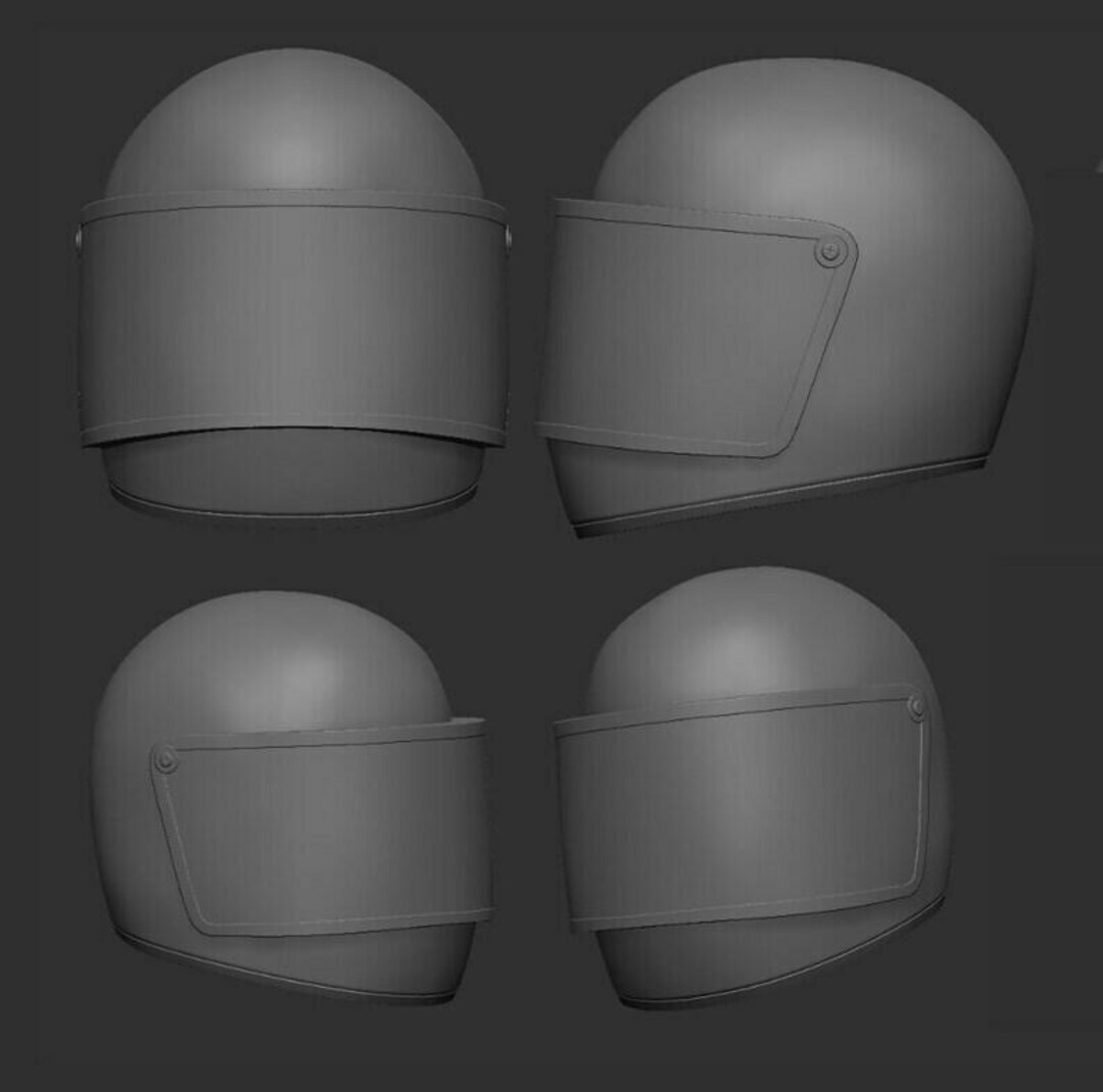 Helmet/casque 3D STL File | Helmet Digital File - Etsy