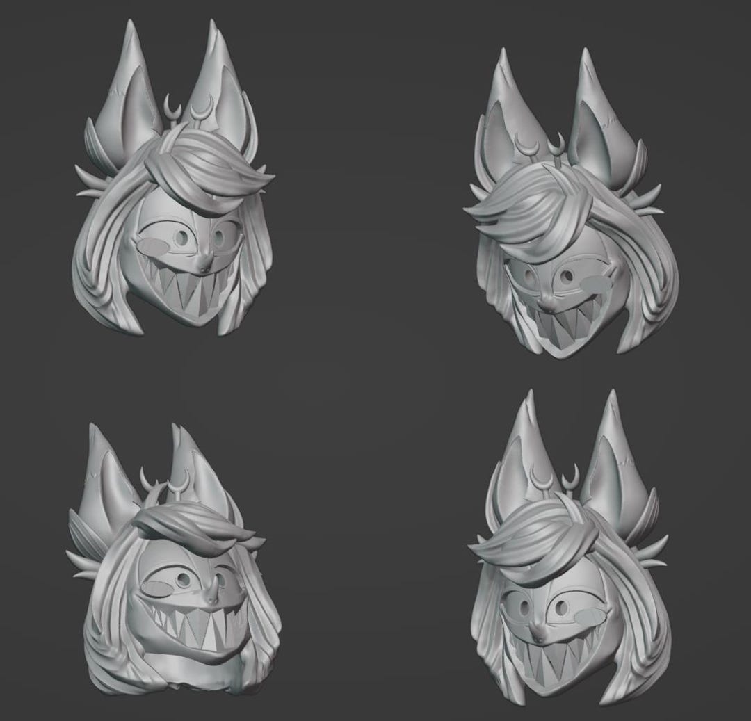 Alastor Mask Stl File | Alastor Mask Digital File - Etsy