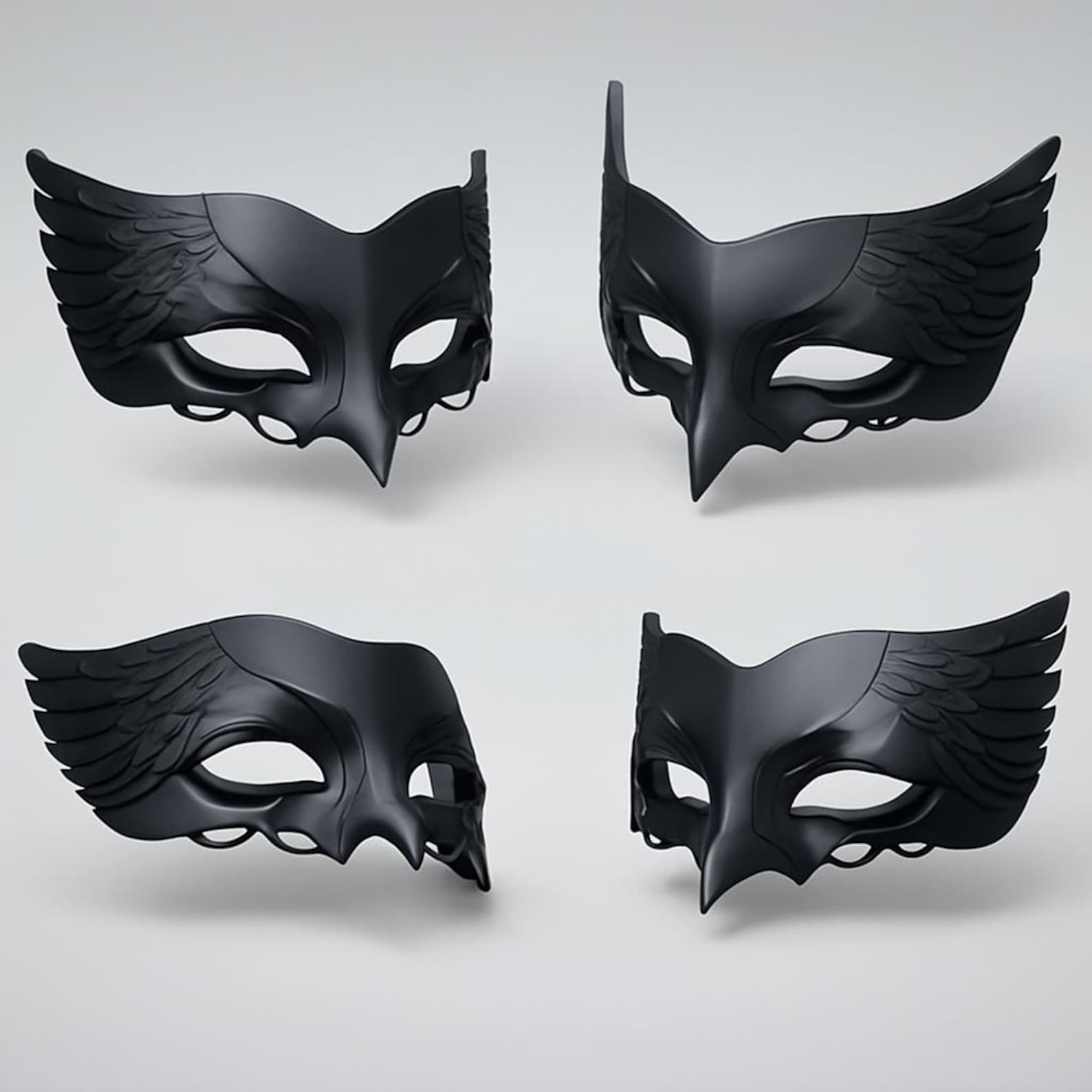 Crow Front Mask Stl File | Crow Front Mask Digital File - Etsy