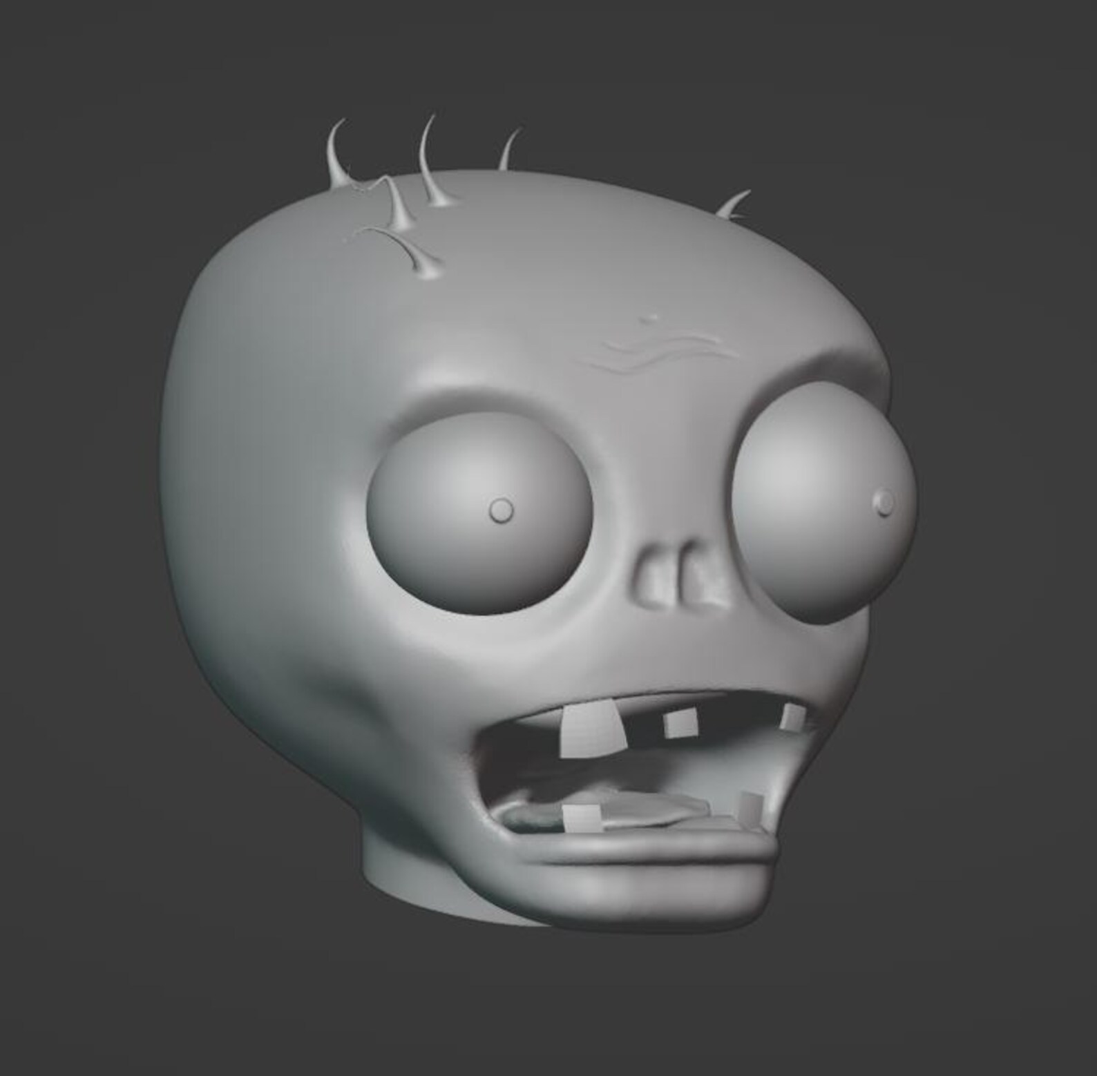 Pvz Zombie Mask 3d Stl File | Pvz Zombie Mask Digital File - Etsy