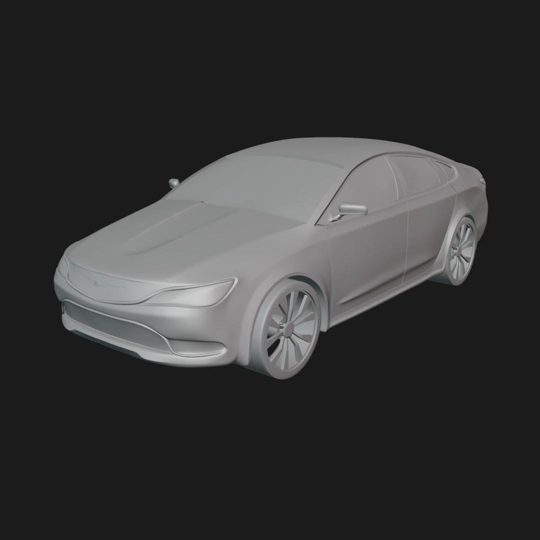 Chrysler 200C Car 3D STL File | Chrysler 200C Car Digital File - Etsy