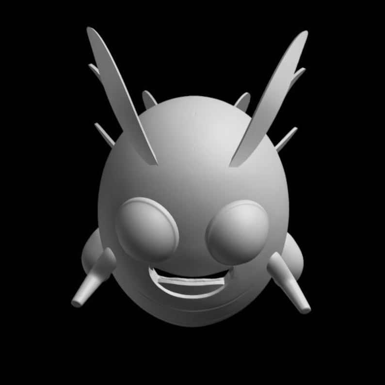 Cute Hoarding Bug Mask 3d Stl File | Cute Hoarding Bug Mask Digital ...