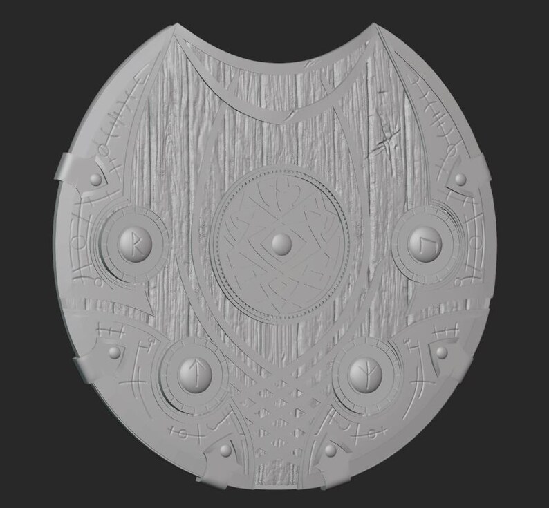 Pagan Shield 3d Stl File | Pagan Shield Digital File - Etsy
