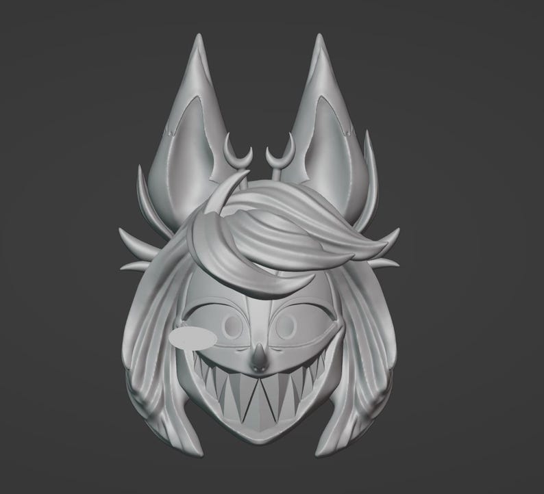 Alastor Mask Stl File | Alastor Mask Digital File - Etsy