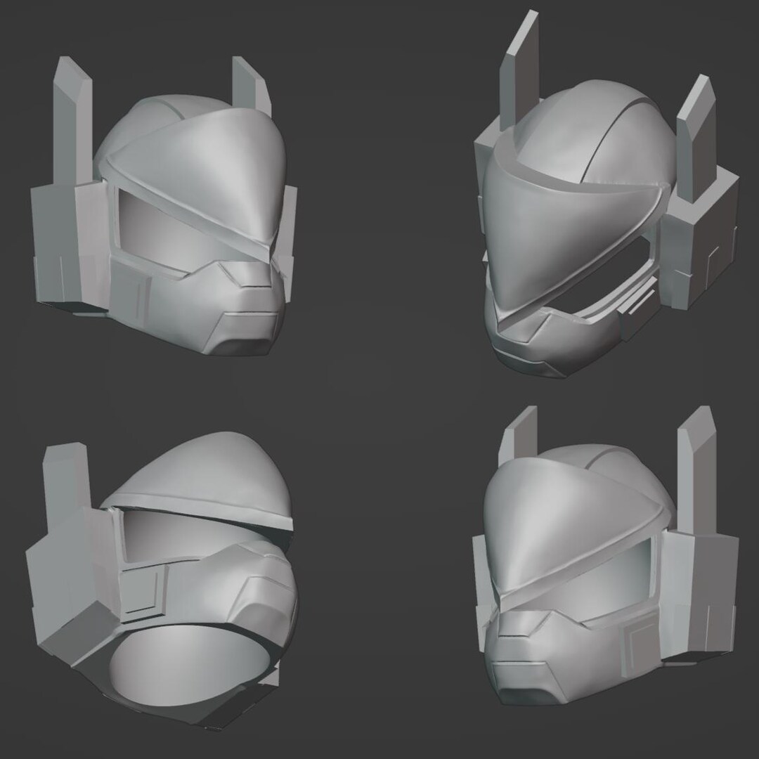 Anime Mech Mask Stl File | Anime Mech Mask Digital File - Etsy