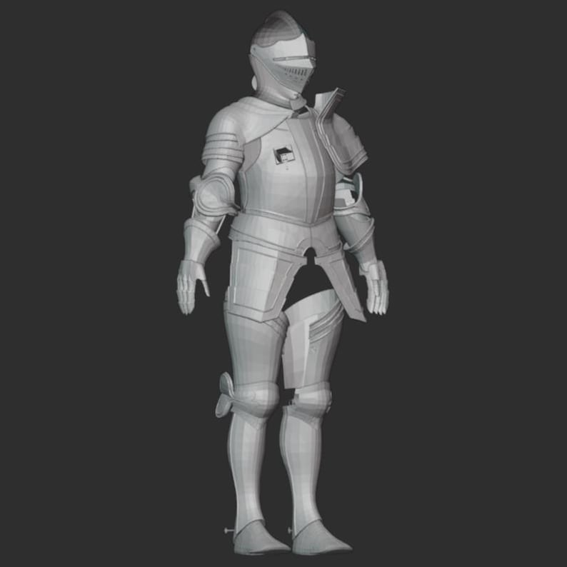 Knight Armor Costume Stl File | Knight Armor Costume Digital File - Etsy