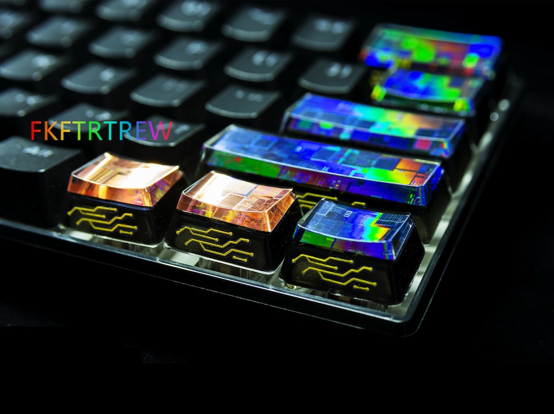 Computer Chip Resin Keycap: Artisan Keycap for MX Keyboard - Etsy