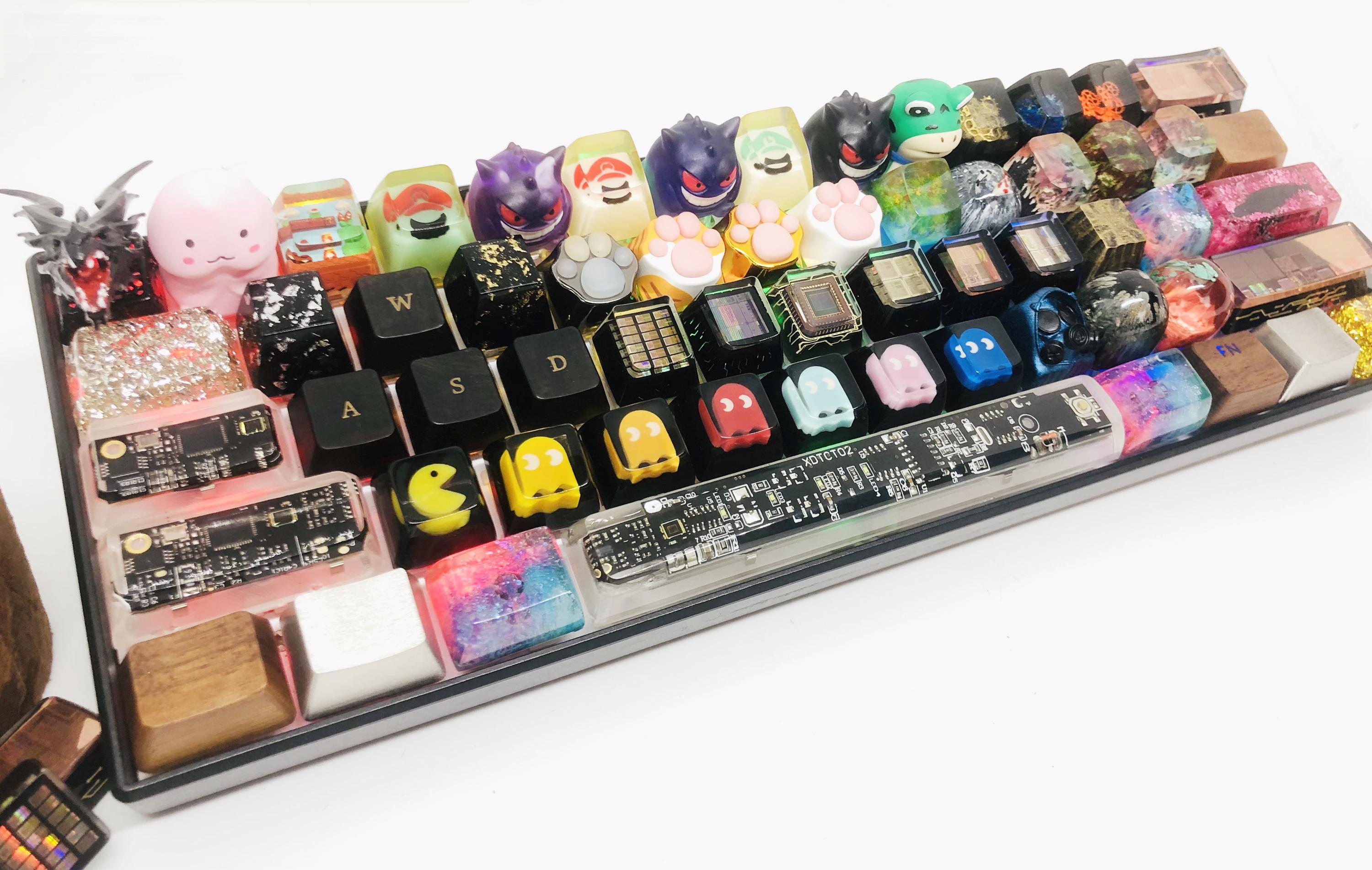Handmade Customized Keycap: MX Mechanical Keyboard Resin, Wood, Metal ...