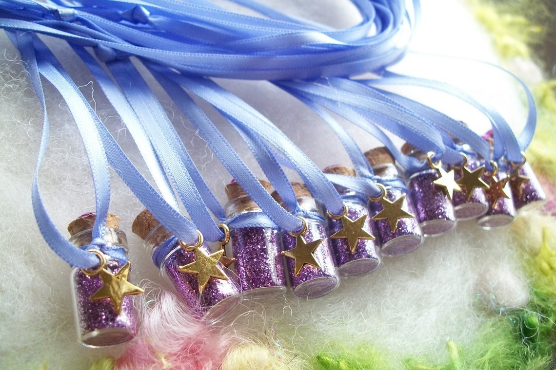 Gold Star Party Favors 10 Celestial Astrological Glitter | Etsy