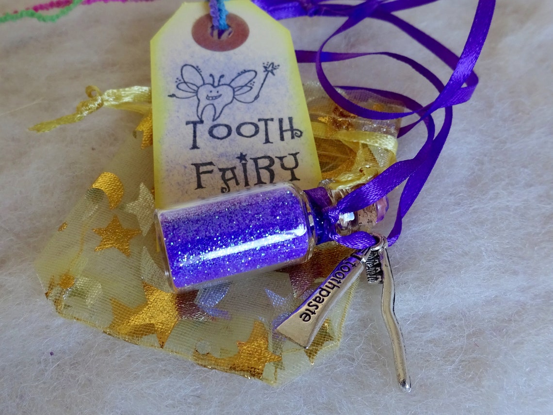 Tooth Fairy Gift Pixie Sparkle Necklace Wisdom Tooth Dental - Etsy UK