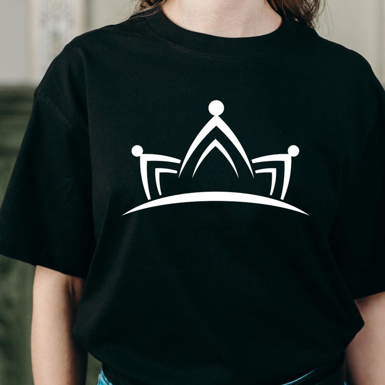 Royal Crown SVG Bundle: King, Queen, Princess Tiara (digital Download ...