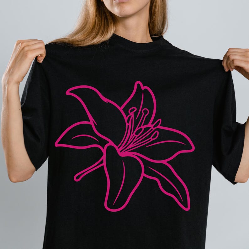 Lily Flowers SVG Bundle, Lily Flowers PNG, Botanical SVG, Lilies ...