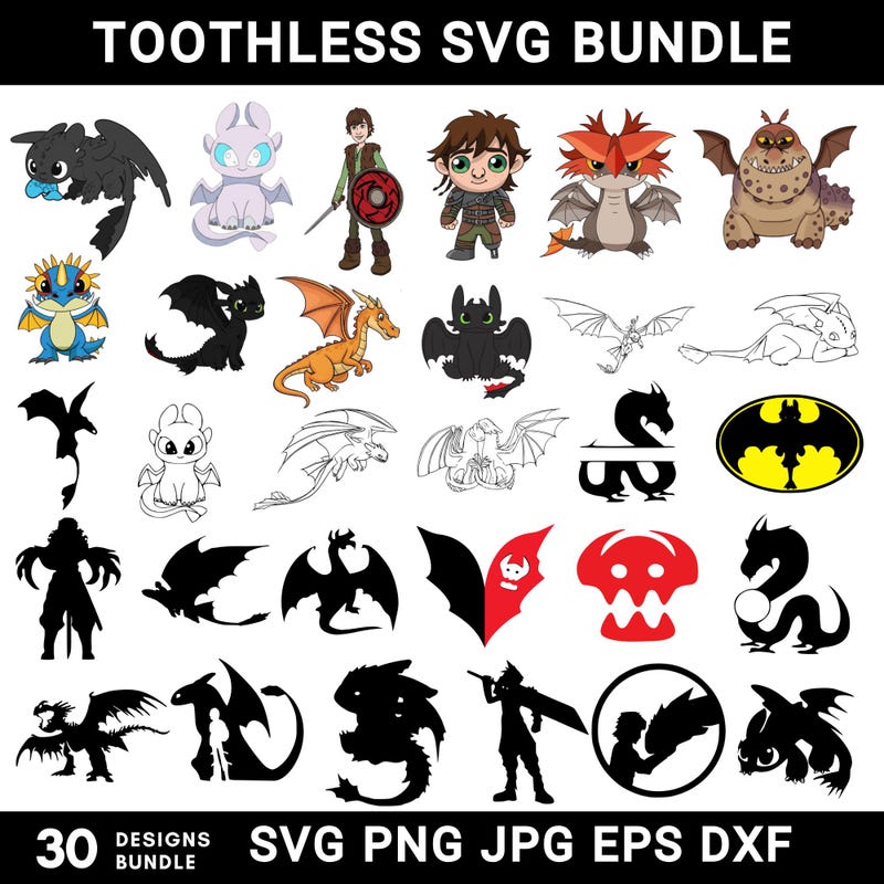 Dragon Cricut Drawing - Etsy