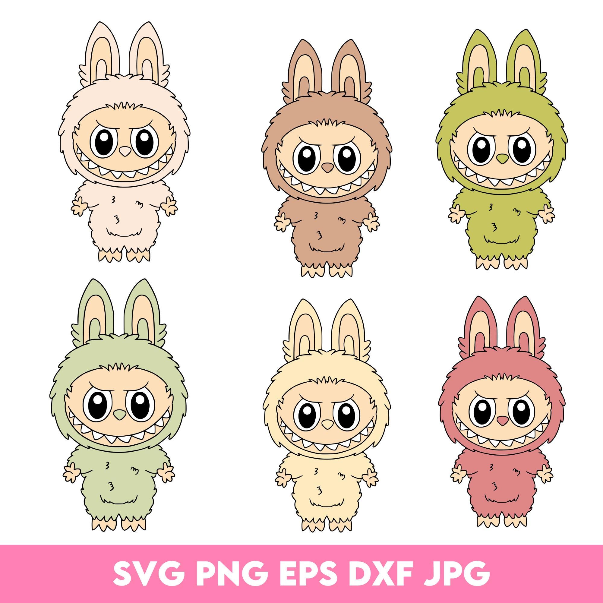 Labubu Svg Bundle, Labubu Png, Labubu Sublimation, T Shirt Design ...