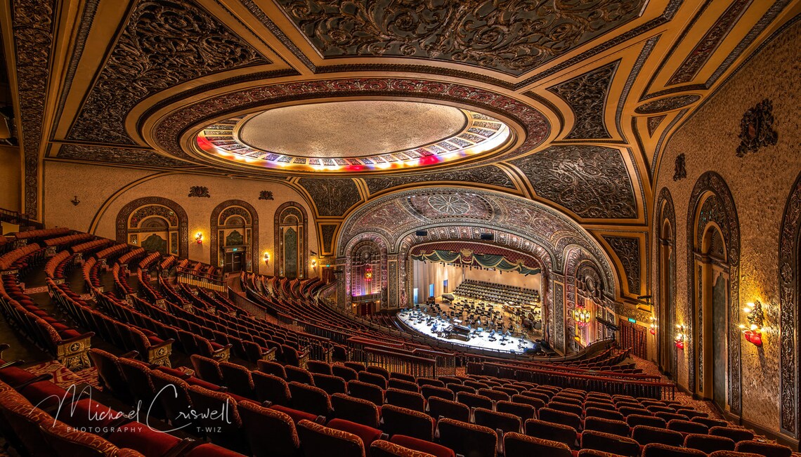 The Embassy Theater, Fort Wayne Indiana "embassy Stage Left" Fine Art ...