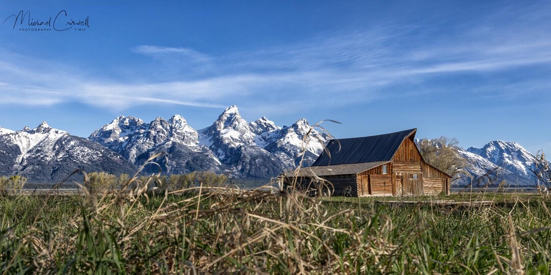 Mormon Row, Jackson Hole "thomas Alma Barn" Fine Art Print - Etsy