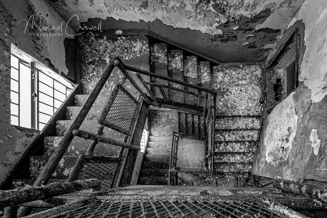 Trans Allegheny Lunatic Asylum Fine Art Print "the Stairwell" - Etsy