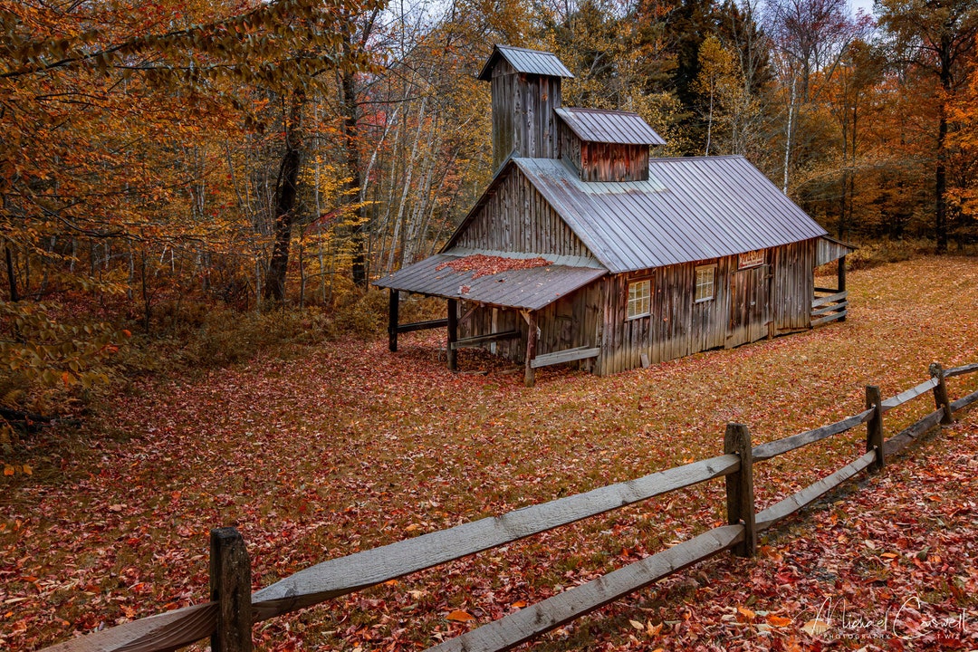 Vermont Maple Syrup Sugar Shack vermont Sugar Shack Fine Art Print - Etsy
