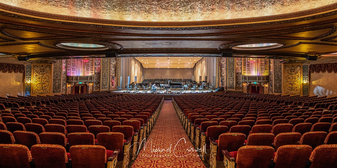 The Embassy Theater, Fort Wayne Indiana "center Stage Fine Art Print - Etsy