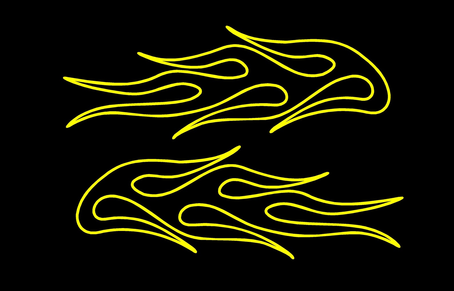 Vinyl Flames Decals Car Truck RV Golf Cart Stickers Vehicle - Etsy