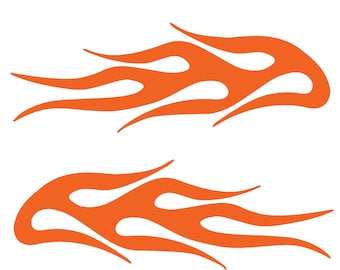 SIZES VARY Fire Flames Vinyl Vehicle Wrap Boat Car Truck - Etsy