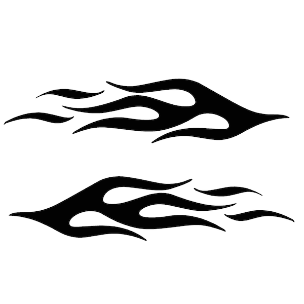 Ghost Flame Decals - Etsy