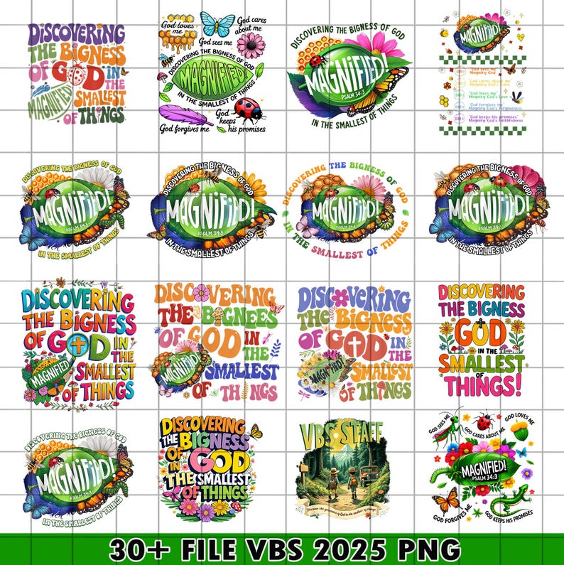 30+ Files VBS 2025 Bundle PNG, VBS Crew Png, Bible Summer Camp ...