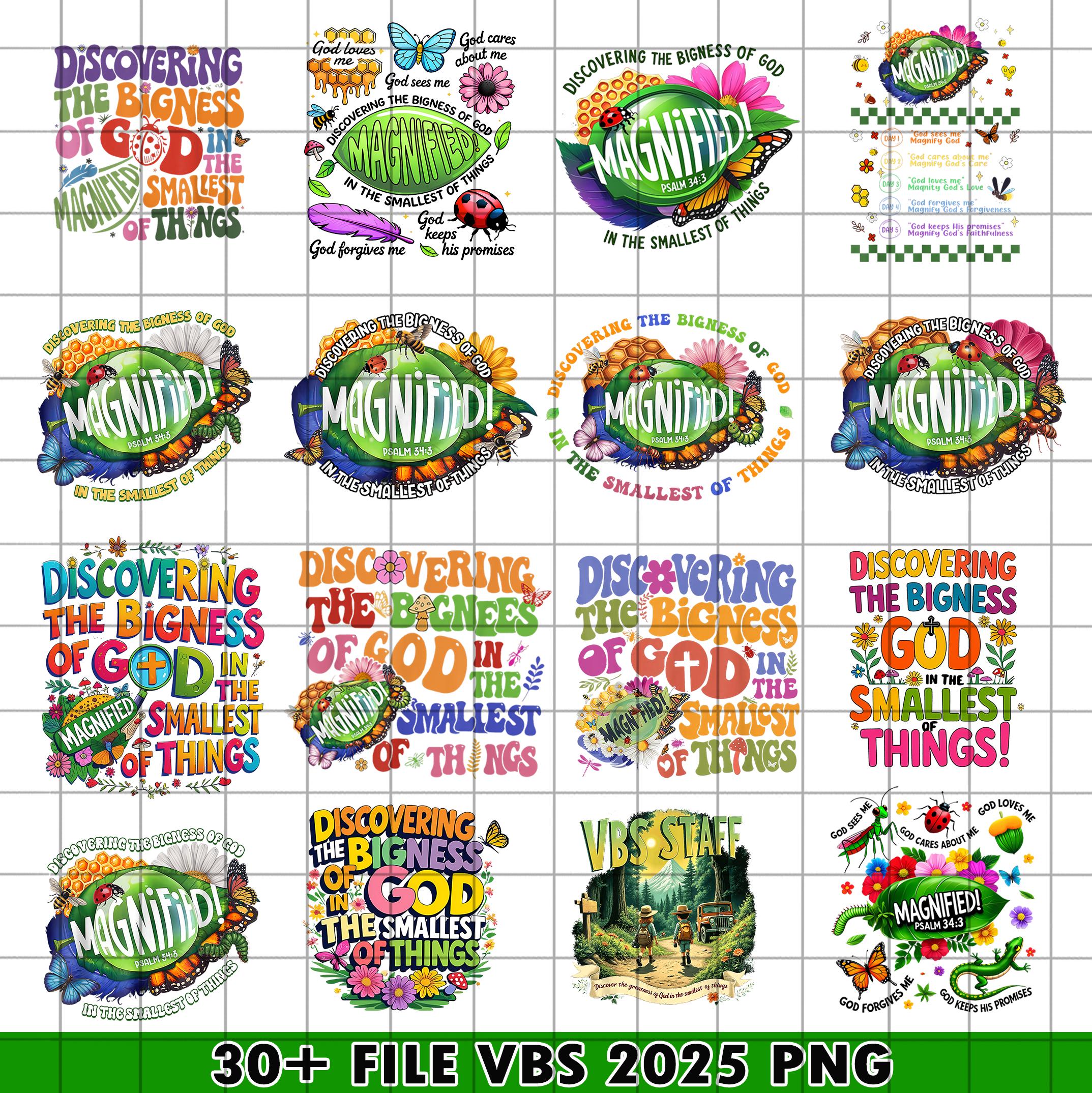 30+ Files VBS 2025 Bundle PNG, VBS Crew Png, Bible Summer Camp ...