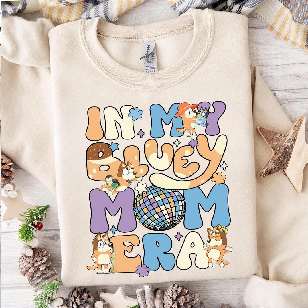 In My Blue Mom Era PNG, Blue Dad Png, Blue Father's Day Gift, Birthday ...