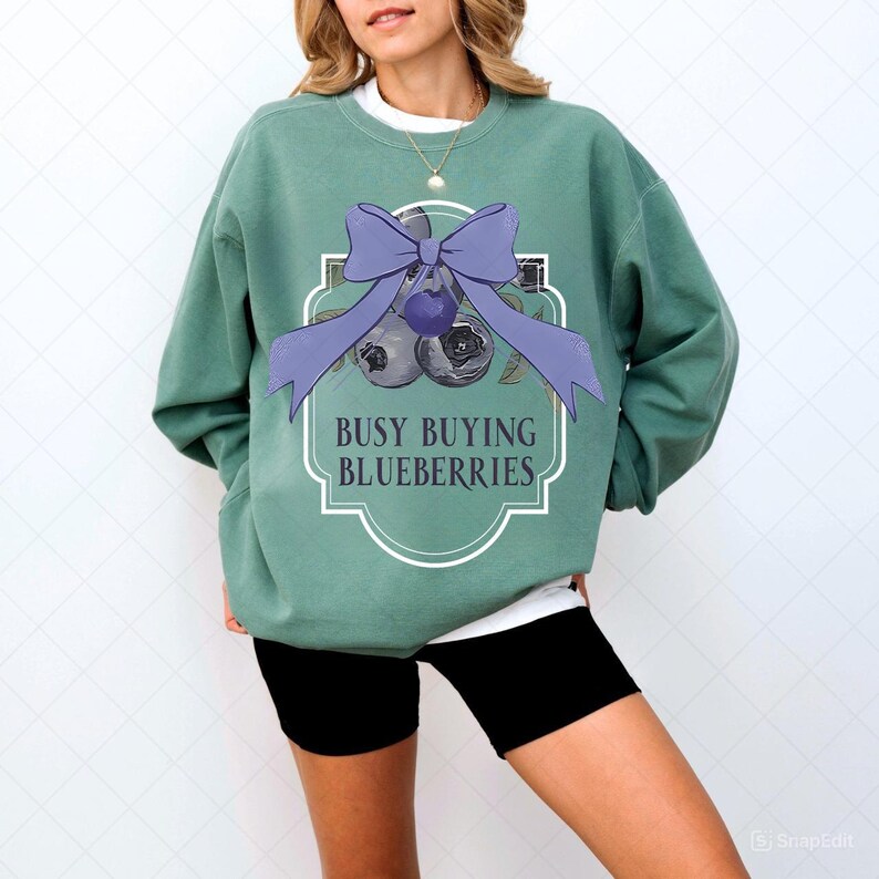 Busy Buying Blueberries | Digital Design | PNG | Trending | Blueberry ...