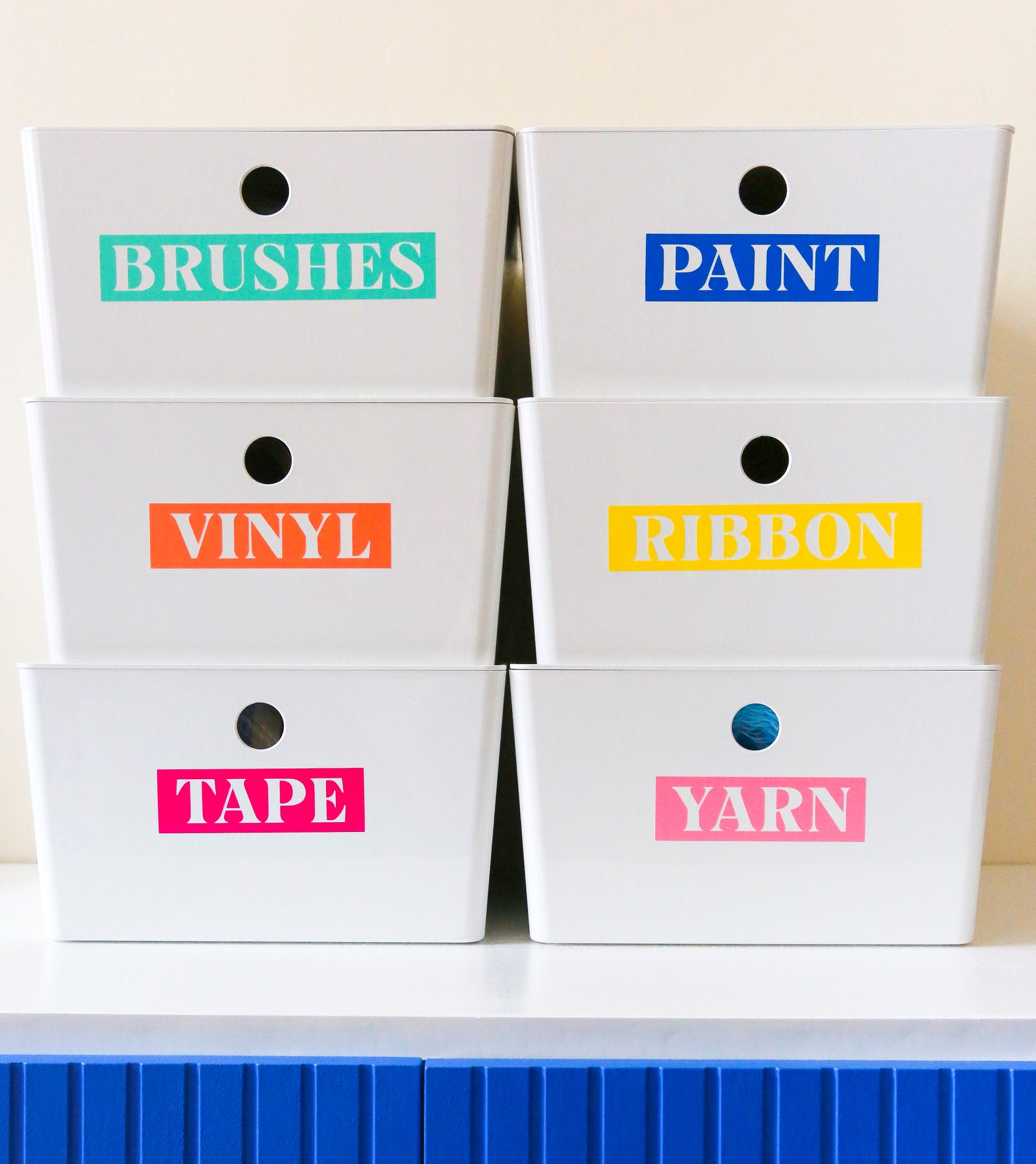 Craft Room Labels | SVG Organization Labels Download - Etsy