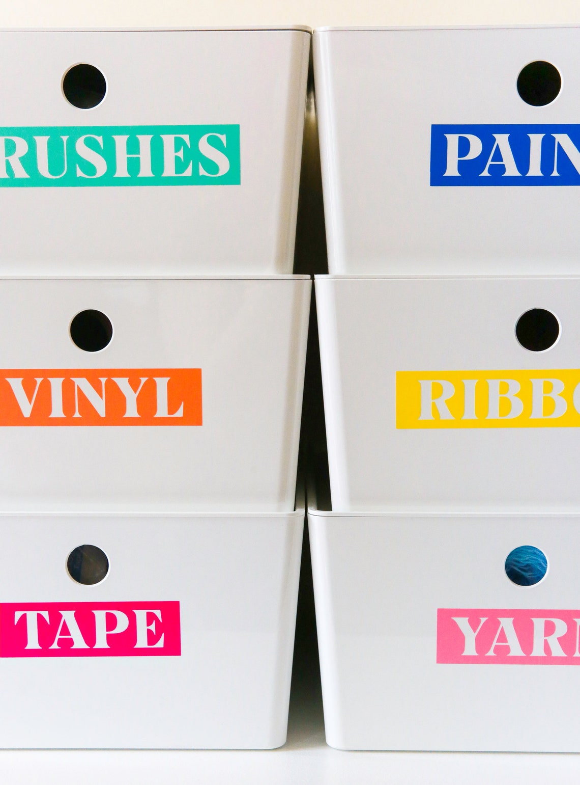 Craft Room Labels | SVG Organization Labels Download - Etsy