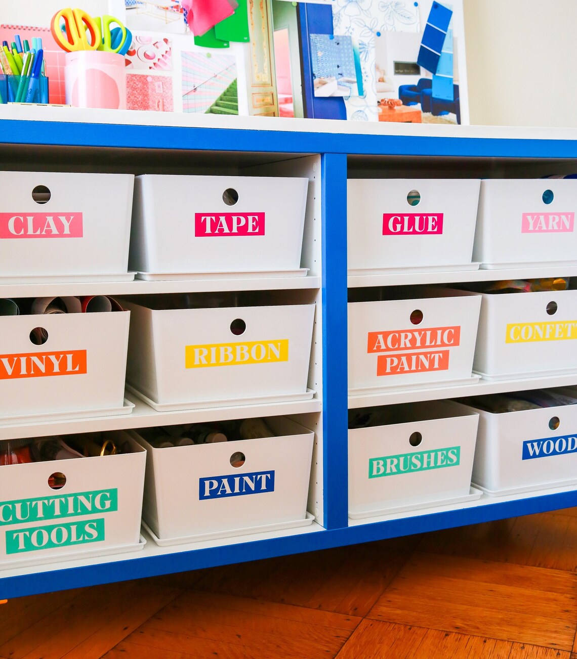 Craft Room Labels | SVG Organization Labels Download - Etsy