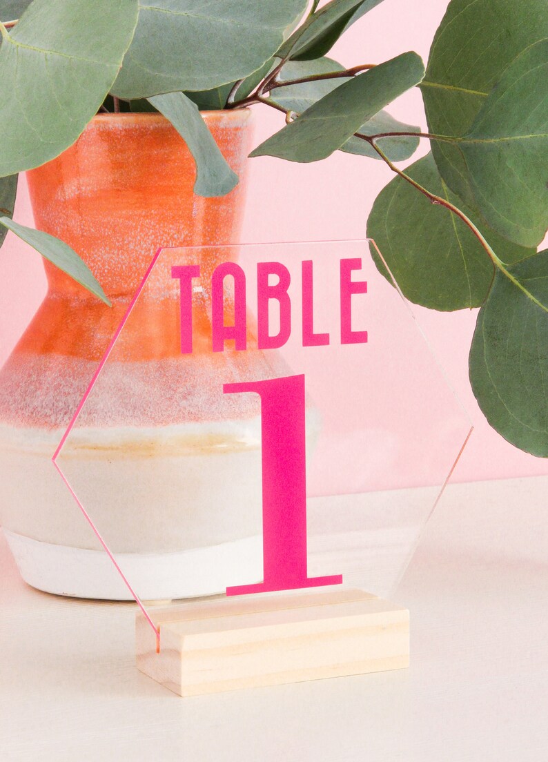 Table Number Download SVG Wedding Decor - Etsy