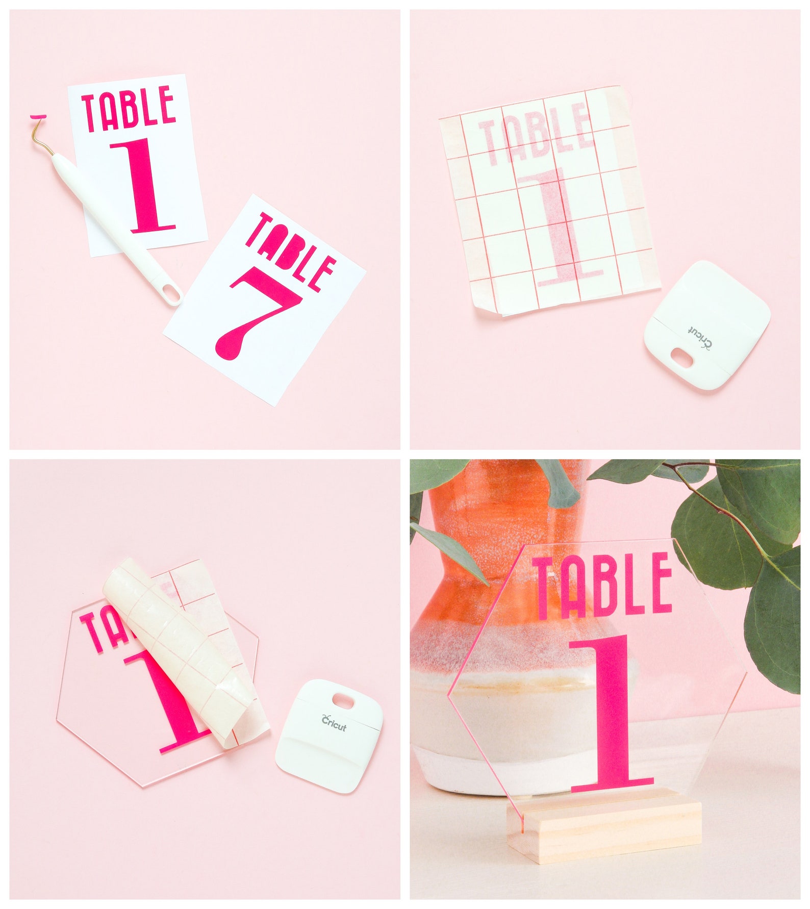 Table Number Download SVG Wedding Decor - Etsy